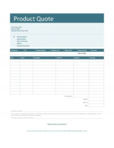 10+ Free Word quotation templates - Free Quotation Templates - Estimate